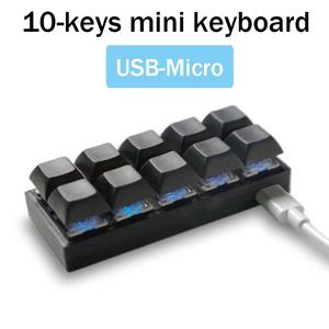 Jual 10/8/4/3/2 Keys RGB Macro Keyboard Mini OSU Gaming Keypad Shortcut ...