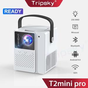 Jual Proyector Android 9 2+16GB WiFi 5G Portable Android Projector 4K ...