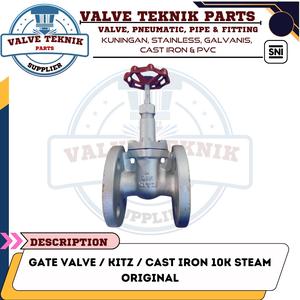 Jual GATE VALVE KITZ JIS 10K STEAM CAST IRON 1-1/2" inch / FLANGE / ORIGINAL - Jakarta Barat ...