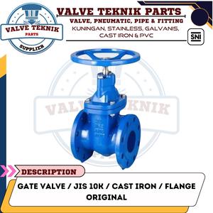 Jual GATE VALVE JIS 10K CAST IRON 8" inch / FLANGE / ORIGINAL - Jakarta ...