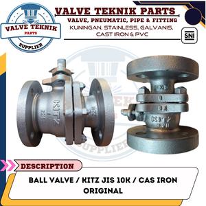 Jual BALL VALVE KITZ JIS 10K CAST IRON FCBT STEAM 2" inch / FLANGE / ORIGINAL - Jakarta Barat ...