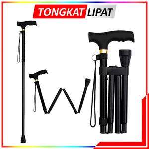 Jual Tongkat Lipat Alat Bantu Jalan Lansia Adjustable Pengaturan ...