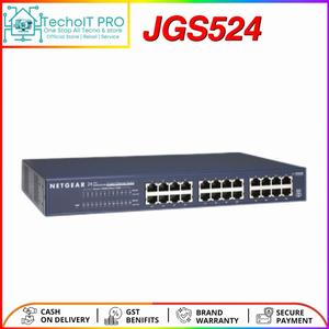 Jual Netgear JGS524 24 Port Gigabit Unmanaged Switch Rack Mountable ...