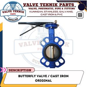 Jual BUTTERFLY VALVE CAST IRON 12" inch / ORIGINAL - Jakarta Barat ...