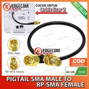 Jual Pigtail Router Modem Orbit Star 2, N2 , Pro H2 Sma Male To Rpsma ...