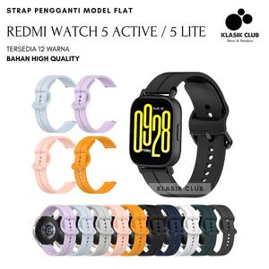Jual Strap Redmi Watch 5 Active / Redmi Watch 5 Lite Polos Flat Head ...