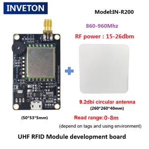 Jual R200 Chip Desktop UHF RFID Reader 0-8m Long range UHF RFID Module ...