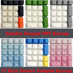 Jual Number Keypad Mechanical Keyboard PBT Keycap Top Side Printed ...