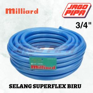 Promo Selang Roll Superflex 3/4 Milliard Super flex 3/4" Inch Selang Air per-Roll - Biru - Kota ...