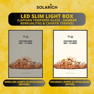 Jual LAMPU DISPLAY SLIM LIGHT BOX A4 - FRAME IKLAN PROMOSI LED 002 ...
