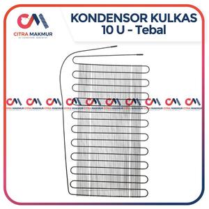 Jual Kondensor Kulkas 1 2 Pintu 10U 10 U Kawat Tebal Freezer Aqua Panasonic Besi Hitam Belakang ...