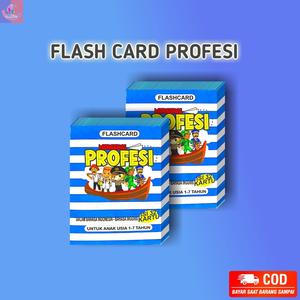Jual Flash Card Edukasi Anak Mengenal Profesi Kerja // (ORIGINAL ...