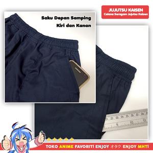 Jual Rk- Celana Seragam Cosplay Anime Gakuran Jujutsu Kaisen Itadori ...