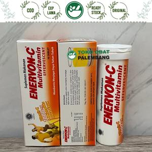 Jual Enervon C Effervescent 10 Tablet Enervon-C Celup Multivitamin Cdr ...