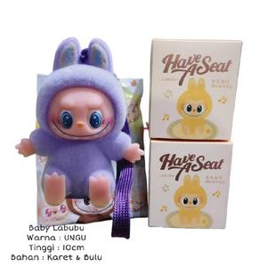 Jual The monster labubu Have a seat labubu duduk blind box boneka ...
