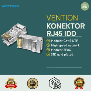 Jual Vention Konektor RJ45 Cat.6 UTP Modular Gigabit Jack Plug ...