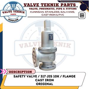Jual SAFETY VALVE 10K 317 CAST IRON 4" inch / FLANGE / ORIGINAL ...
