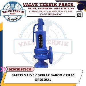 Jual SAFETY VALVE SPIRAX SARCO 1-1/2" x 2-1/2" inch / FLANGE / ORIGINAL ...