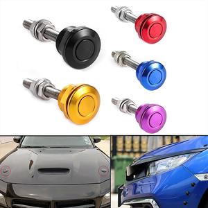 Jual Universal 22mm Aluminum Push Button Bonnet Hood Pin Lock Clip Kit ...