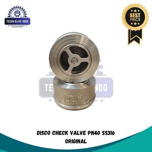 Jual DISCO CHECK VALVE 1 1/4" INCH PN40 STAINLESS STEEL 316 ORIGINAL ...