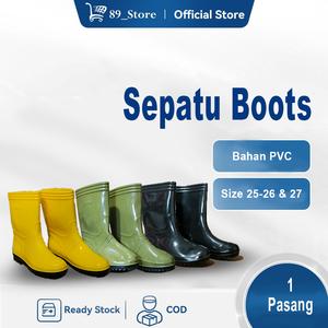 Jual SEPATU BOOTS PRIA WANITA KARET JEEP HIJAU KUNING HITAM SEPATU ...