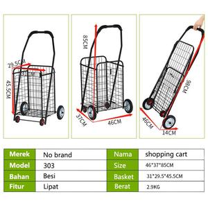 Jual U725CEF Troli Lipat Troli Belanja Troli Pasar Troli Serbaguna ...