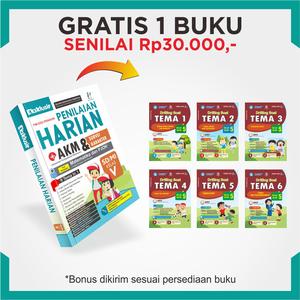 Jual Buku Eksklusif Penilaian Harian + Akm Sd/Mi Kelas 5 Komplit 9 Tema ...