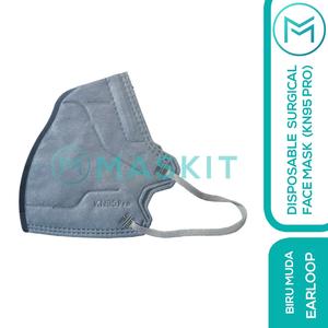 Jual Masker Medis KN95 Pro Tali Earloop & Hijab Maskit - Putih, Earloop ...