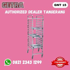 Jual GETRA GNT-15 TROLLEY GASTRONOM BAKERY PAN STAINLESS GARANSI RESMI ...