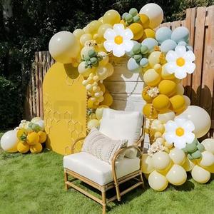 Jual Kit Bunga Balon Daisy Kuning Putih Balon Lateks Dekorasi Pesta ...