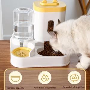 Promo Tempat Makan Kucing Anjing Dispenser Otomatis Minuman Kucing 2 in ...