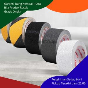 Jual WW Lakban Anti Slip Stripe Stiker Peringatan Praktis Lantai Floor ...
