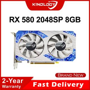 Jual Kinology Graphics Cards Radeon RX580 8G GDDR5 Video Gaming Card ...