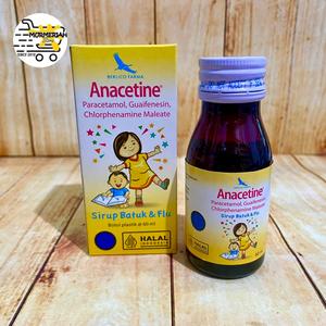 Jual Original ANACETINE Sirup 60 ml - Syrup Obat Batuk, Pilek, Flu ...