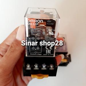 Jual HJK Relay MKS2P 12 Volt DC VDC Original Omron + Socket - Jakarta ...
