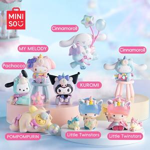 Jual Miniso X Sanrio Blind Box Kuromi Action Figure Ornamen Kotak Buta ...