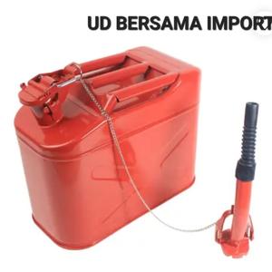 Jual jerigen besi jerigen bahan bakar jurigen bensin jerry can 10liter ...