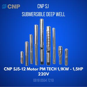 Jual CNP SJ5-12 Motor PM TECH 1,1KW - 1,5HP 220V - Submersible Deep ...