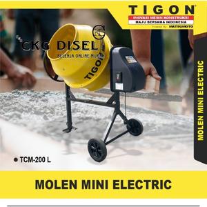 Jual Beton Molen Concrete Mixer Semen Tigon 200 Liter Electric Best - Kota Bandung - SINAR ...