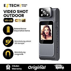 Promo EZTECH Body Cam Mini Camera Full HD 1080P Rotating Lens L18 WIFI ...