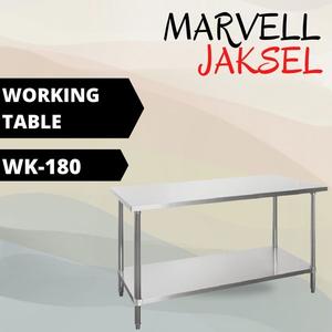 Jual WORKING TABLE WK 180 WK-180 WORKING TABLE STAINLESS STEEL KNOCK ...