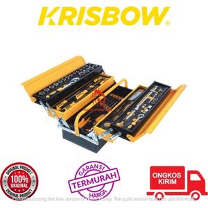 Jual KRISBOW STANDARD HAND TOOL SET 86PCS LRSHS1 10550796 Krisbow Perkakas Mekanik Dengan Kotak ...