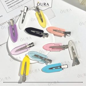 Jual Jepit Rambut Poni Wanita Model Seamless Jepit DIY Motif Polos ...