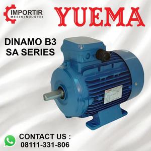 Jual ELEKTRO MOTOR YUEMA SA 2P 0,25KW 0,37HP 3PHASE 380V B3/ DINAMO ...