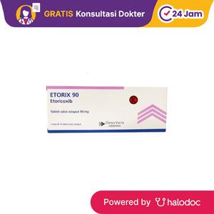 Jual Etorix 90 mg 10 Tablet - Obat Pereda Demam & Nyeri - Halodoc ...