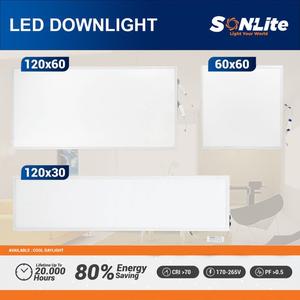 Jual SONLITE LED Downlight Panel 120x60 / 120x30 / 60x60 50Watt 7000k ...