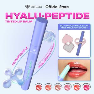 Jual NEW! Emina Hyalupeptide Color Melt Balm - Tinted Lip Balm ...