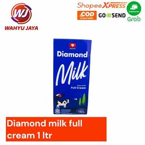 Jual Diamond UHT Full Cream 1lt /Susu UHT Diamond Full Cream (SELALU ...