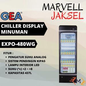 Jual Showcase Chiller GEA EXPO-480WG Kulkas Minuman GEA Original ...