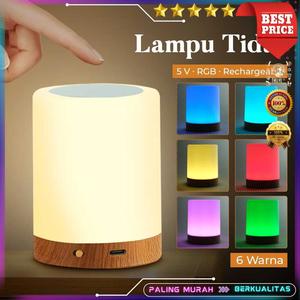 Jual Lampu Tidur LED Touch Light RGB USB Rechargeable 5V - LYQ ...